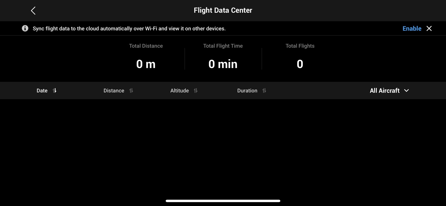 How does DJI Fly/DJI GO 4 synchronize flight records?