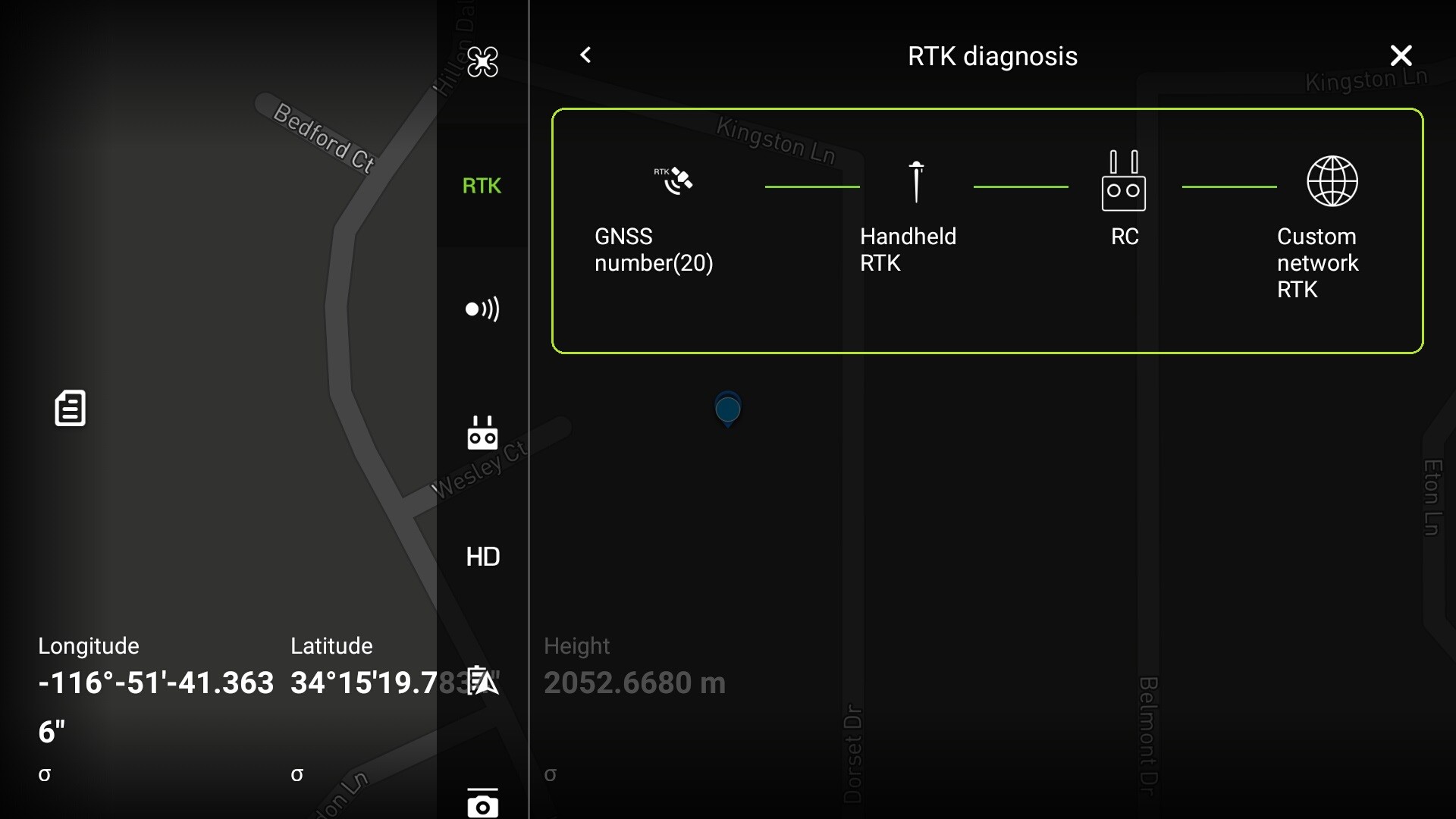 D-RTK 2 Handheld RTK Mode