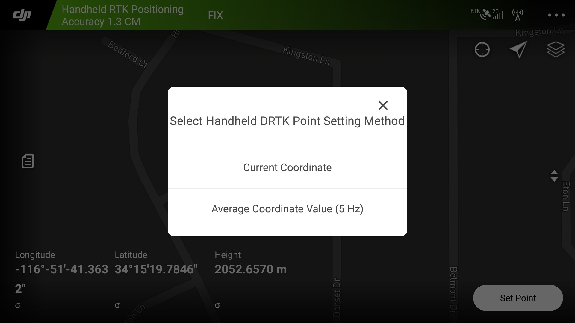 D-RTK 2 Handheld RTK Mode