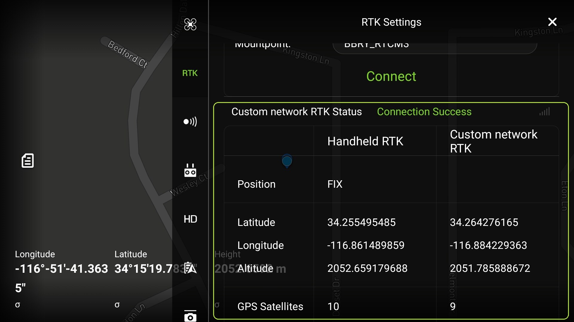 D-RTK 2 Handheld RTK Mode