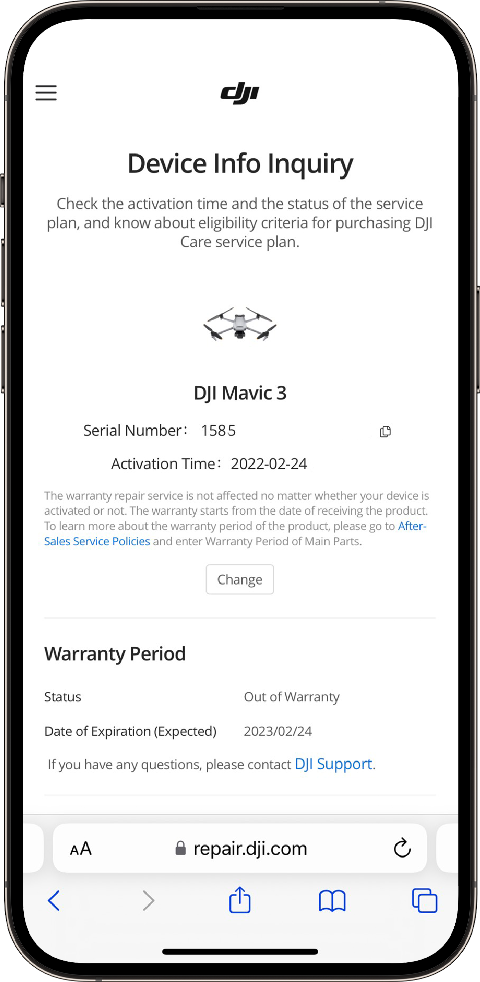 Checking Device Info