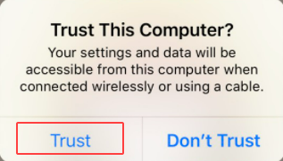How do I export log files from the App?